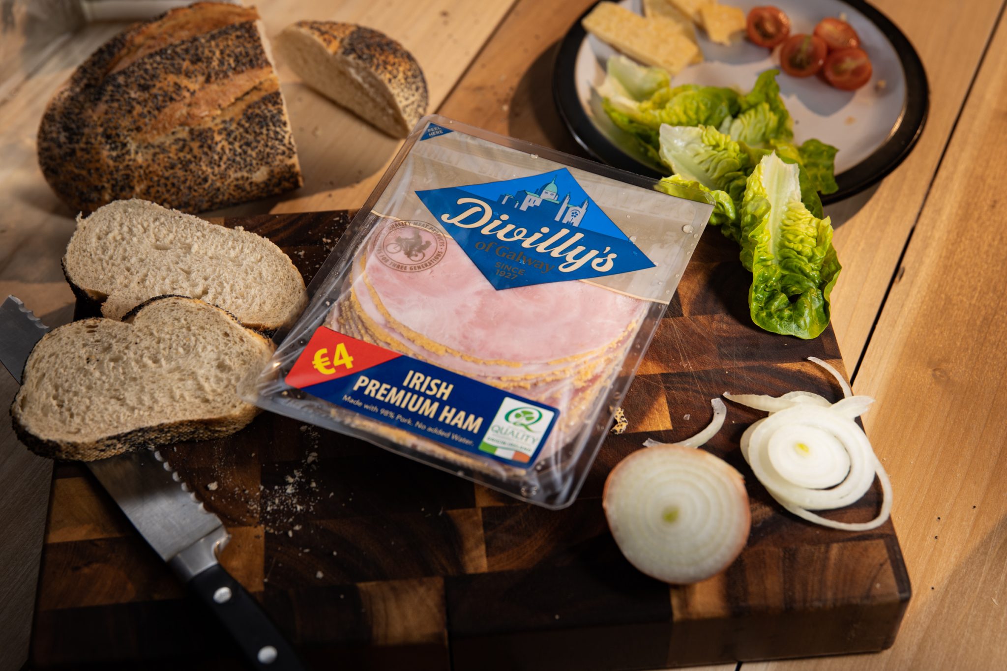 1306 Divillys Premium Crumbed Ham - Divillys Meats